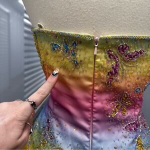 Precious Formals | Dresses | Vintage 9s Precious Formals Rainbow Tulle ...